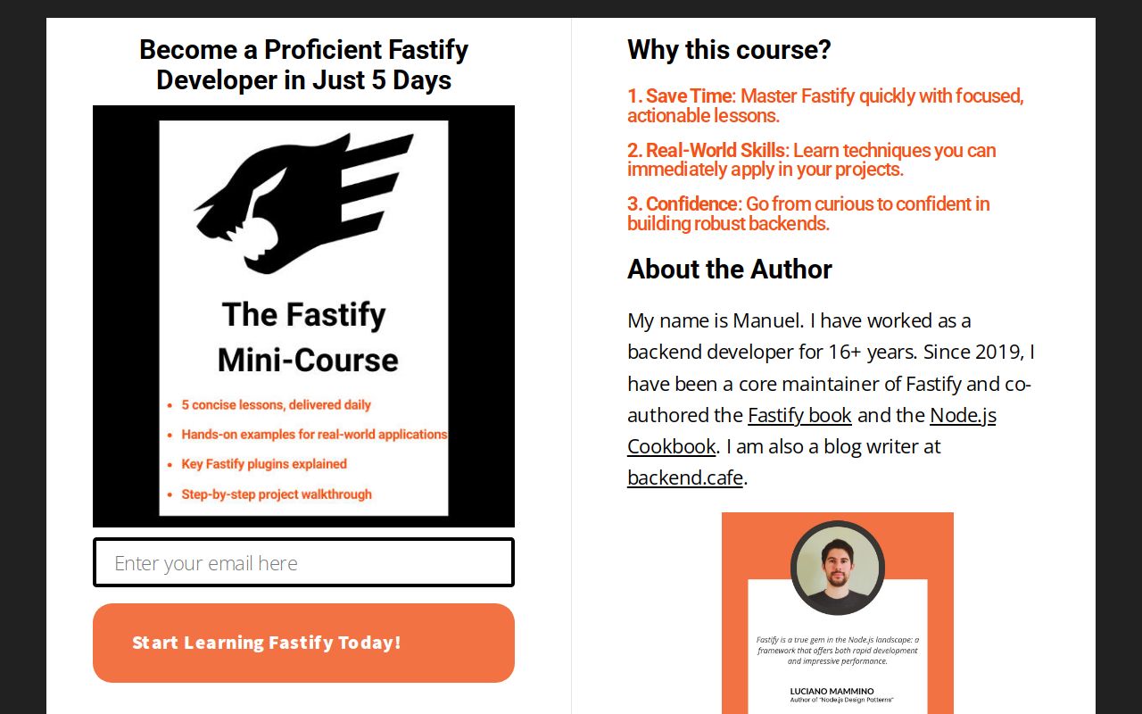 Fastify Mini-Course